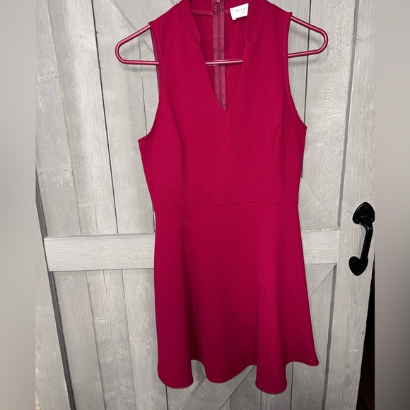 Everly | Dresses | Euc Everly Red Fit And Flare Style Dress Size Small ...